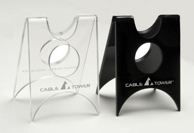 Cable Tower V2 Audio/Video Cable Support - Kit of (4) - BLACK - OPEN B ...